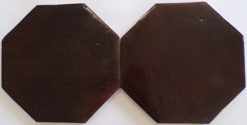 12" & 8" Saltillo Octagon Walnut Stained & Sealed | Reeso Tiles Inc